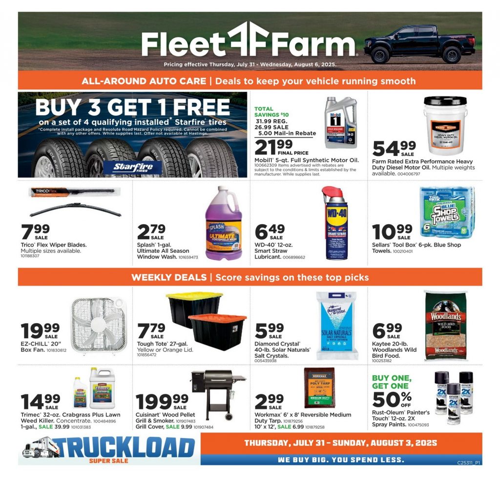 Fleet Farm Weekly Ad Jul 31 – Aug 06, 2025