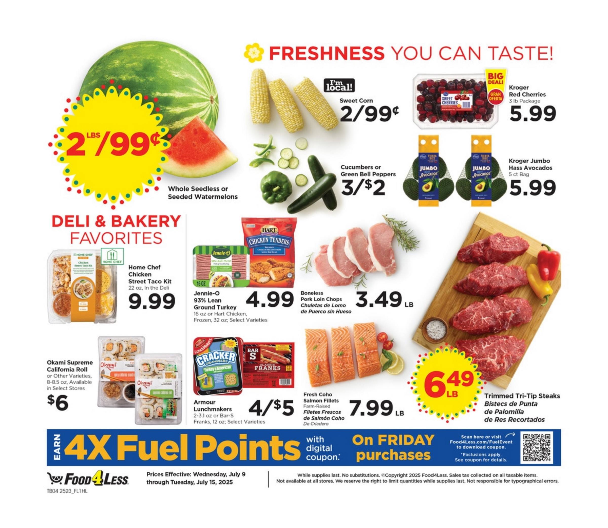 Food 4 Less Weekly Ad Jul 09 – Jul 15, 2025