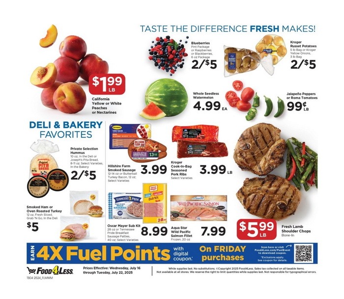 Food 4 Less Weekly Ad Jul 16 – Jul 22, 2025