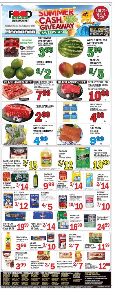 Food Bazaar Weekly Ad Jul 31 – Aug 06, 2025