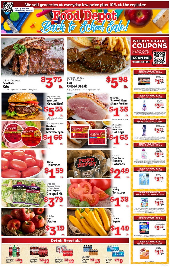 Food Depot Weekly Ad Jul 28 – Aug 03, 2025
