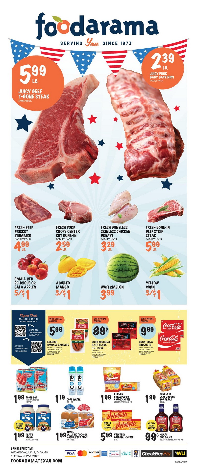 Foodarama Weekly Ad Jul 02 – Jul 08, 2025 (4th of July Promotion Included)