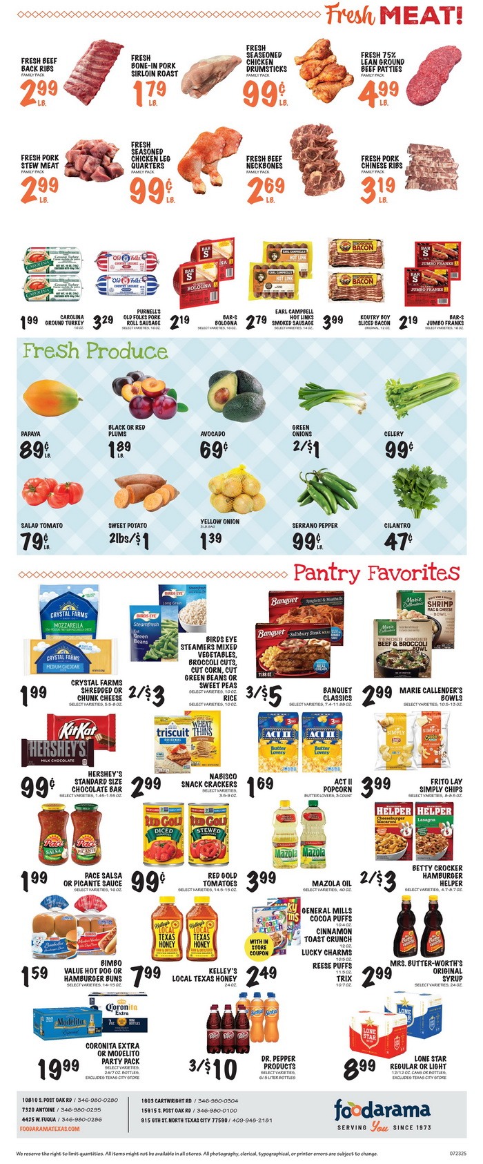 Foodarama Weekly Ad Jul 23 – Jul 29, 2025
