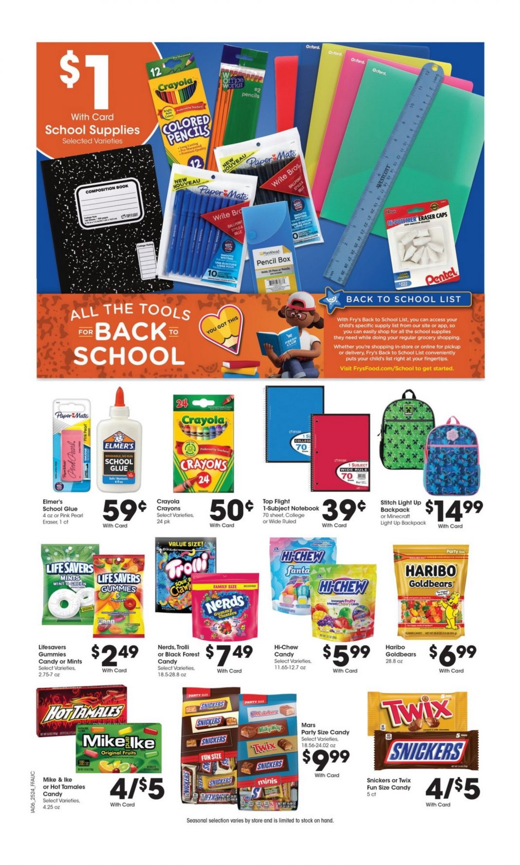 Fry's Food Weekly Ad Jul 16 – Jul 22, 2025