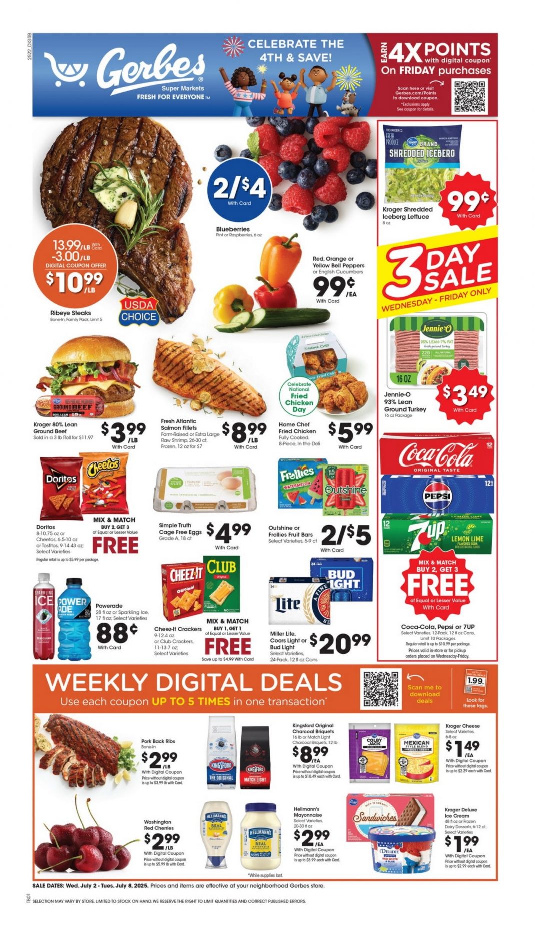 Gerbes Weekly Ad Jul 02 – Jul 08, 2025 (4th of July Promotion Included)