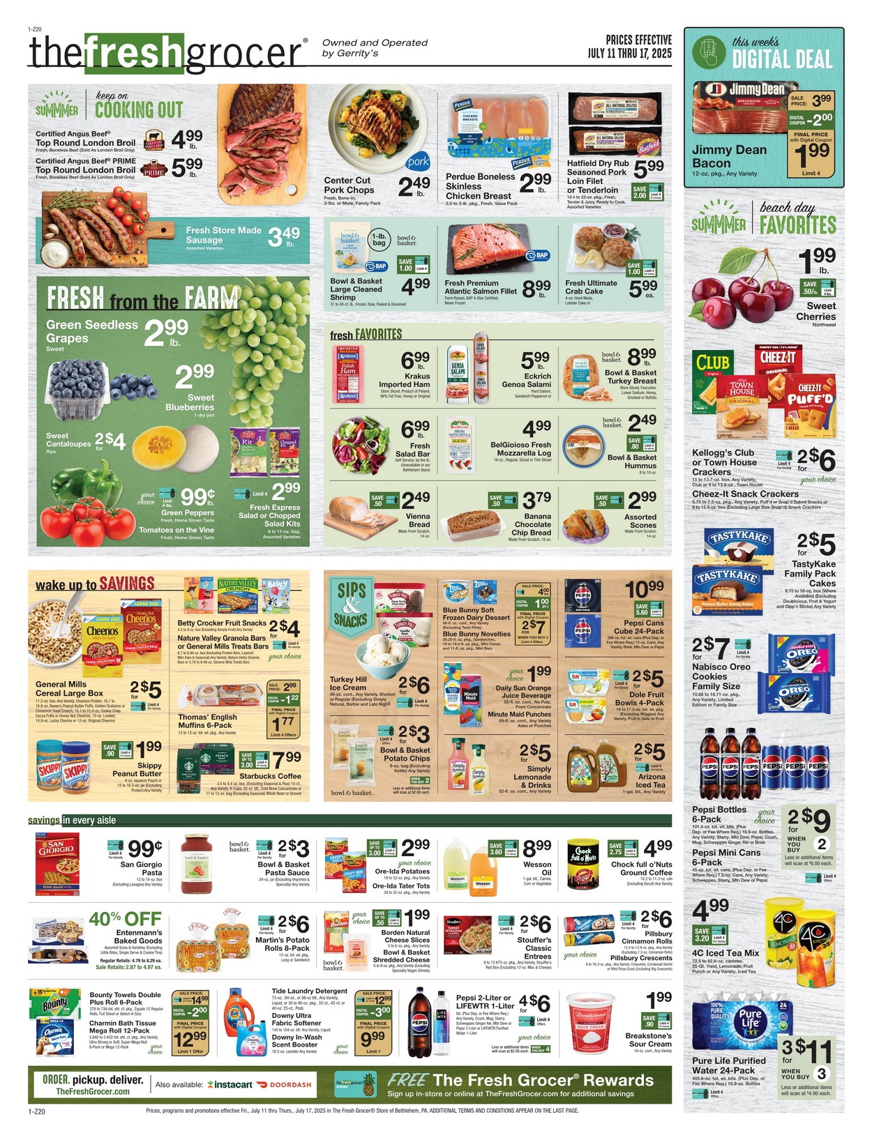 Gerrity's Supermarkets Weekly Ad Jul 11 – Jul 17, 2025