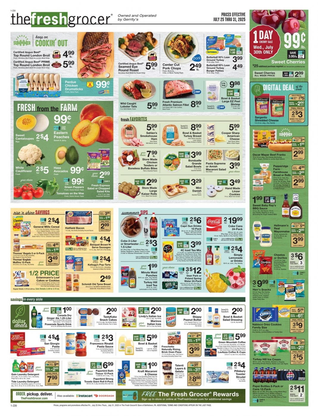 Gerrity's Supermarkets Weekly Ad Jul 25 – Jul 31, 2025