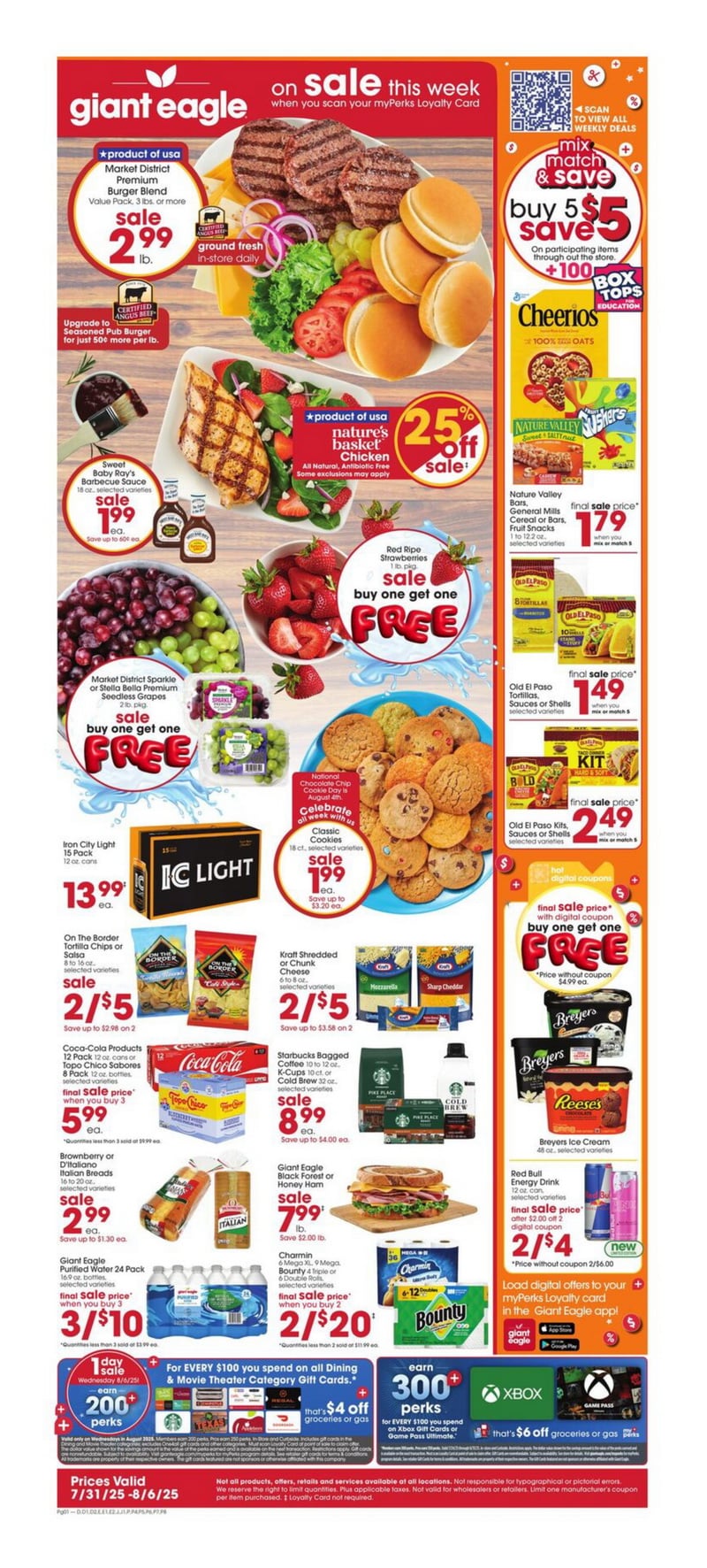 Giant Eagle Weekly Ad Jul 31 – Aug 06, 2025