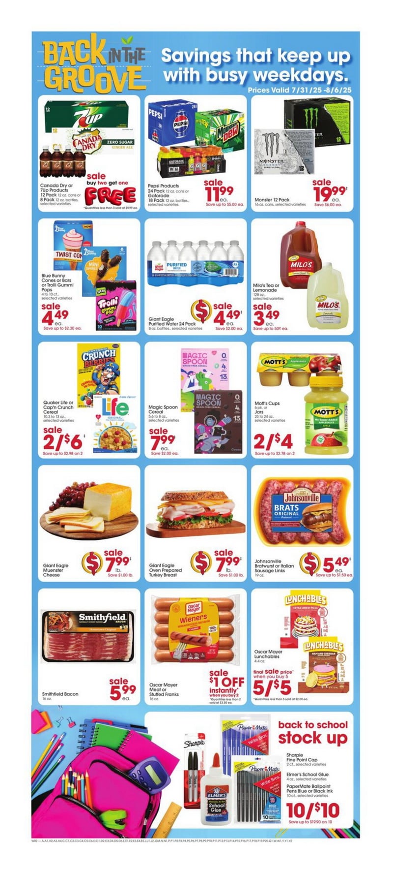 Giant Eagle Weekly Ad Jul 31 – Aug 06, 2025