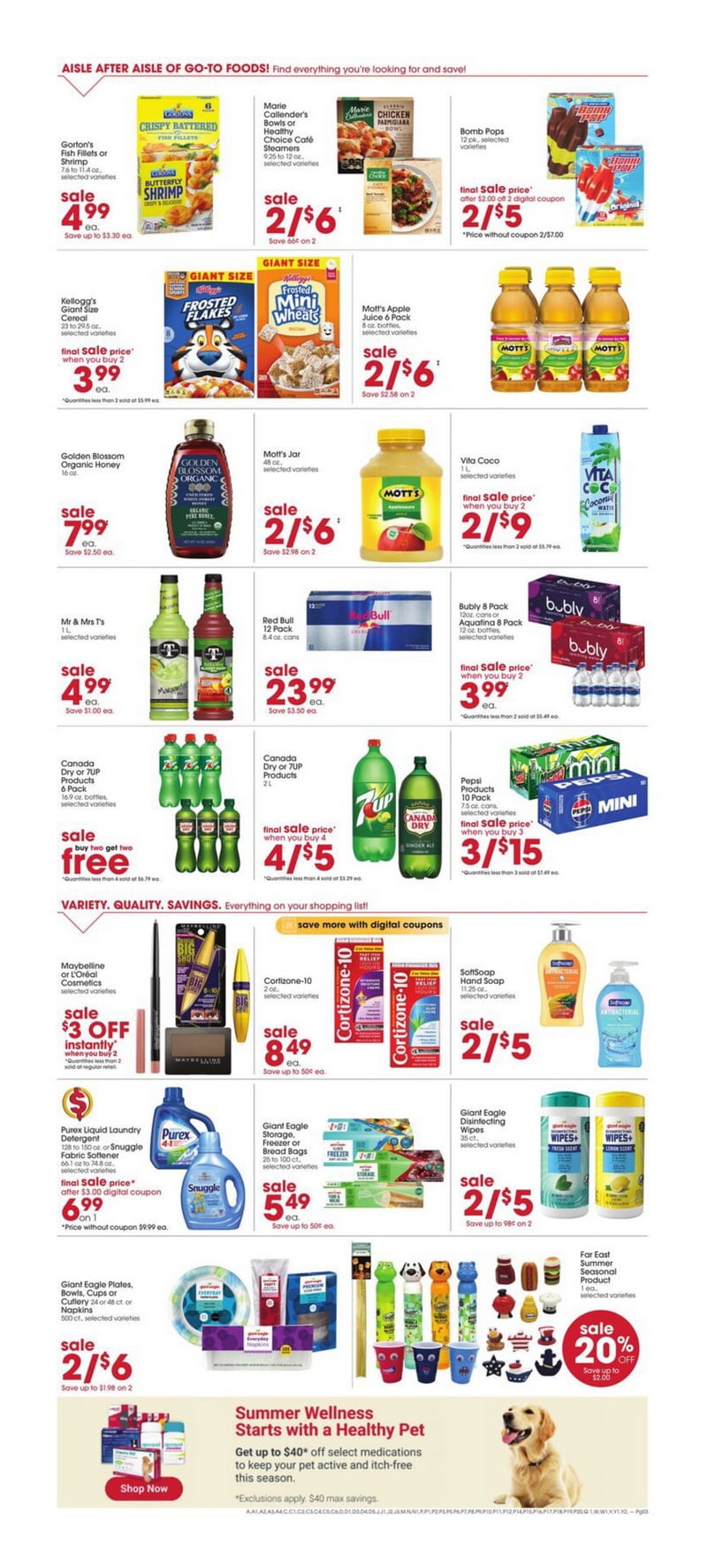 Giant Eagle Weekly Ad Jul 03 – Jul 09, 2025