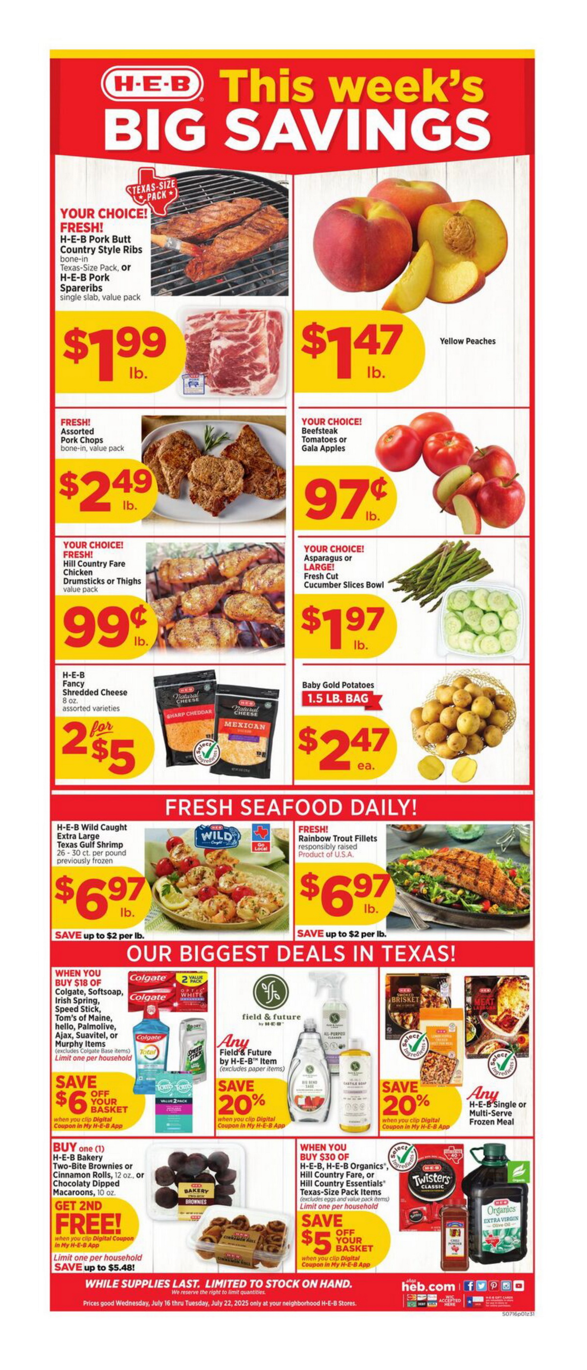 HEB Weekly Ad Jul 16 – Jul 22, 2025