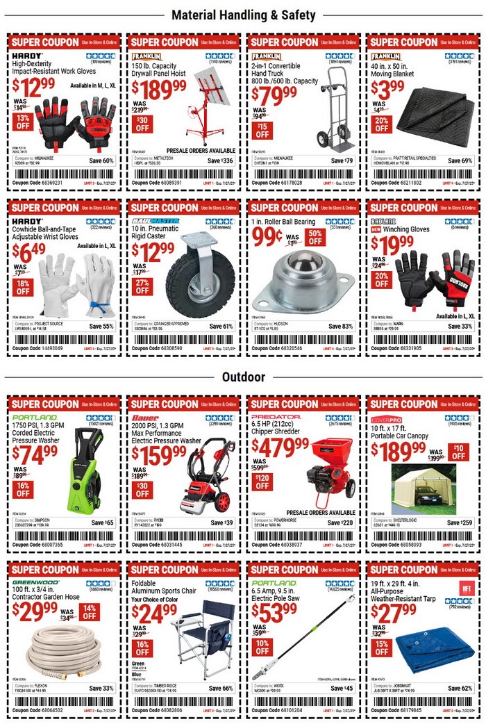 Harbor Freight Summer Coupon Sale Jul 14 – Jul 27, 2025