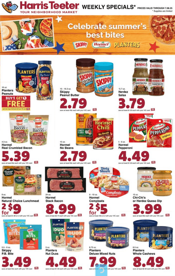 Harris Teeter Weekly Ad Jul 02 – Jul 08, 2025