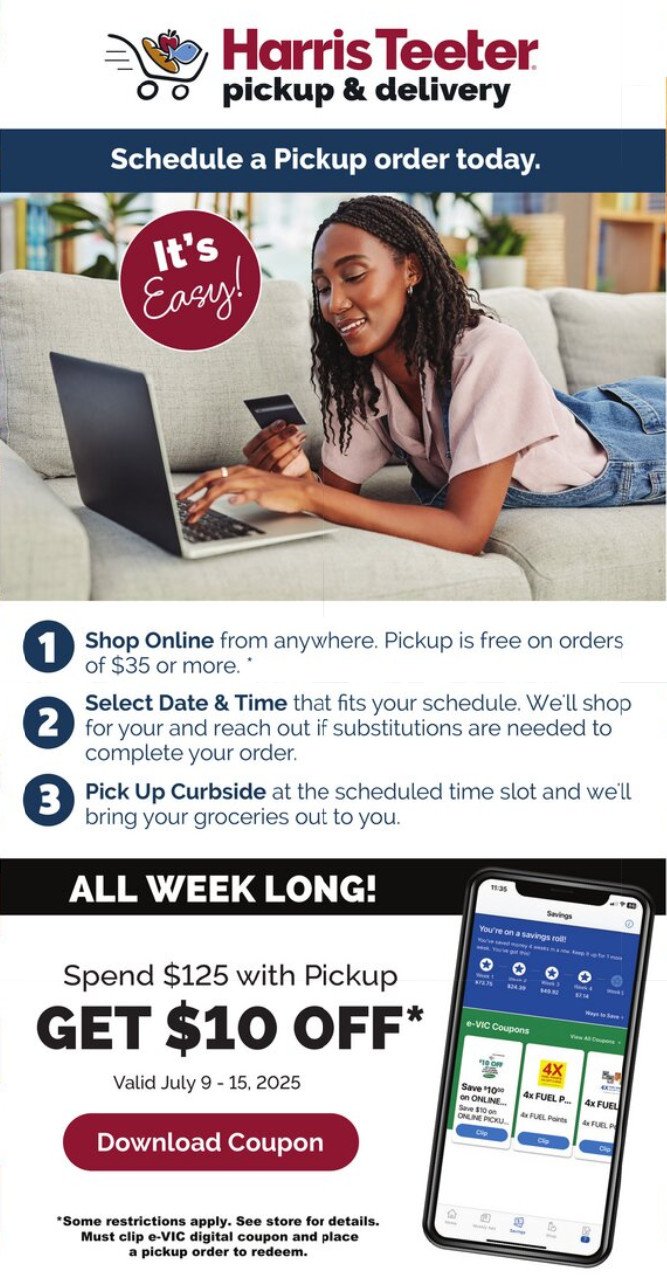 Harris Teeter Weekly Ad Jul 09 – Jul 15, 2025