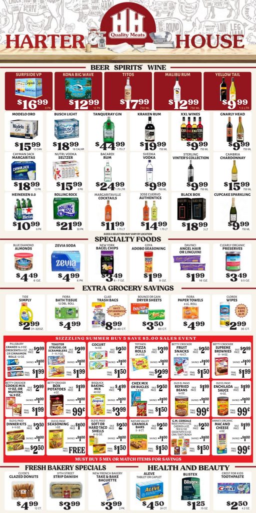 Harter House Weekly Ad Jul 30 – Aug 05, 2025