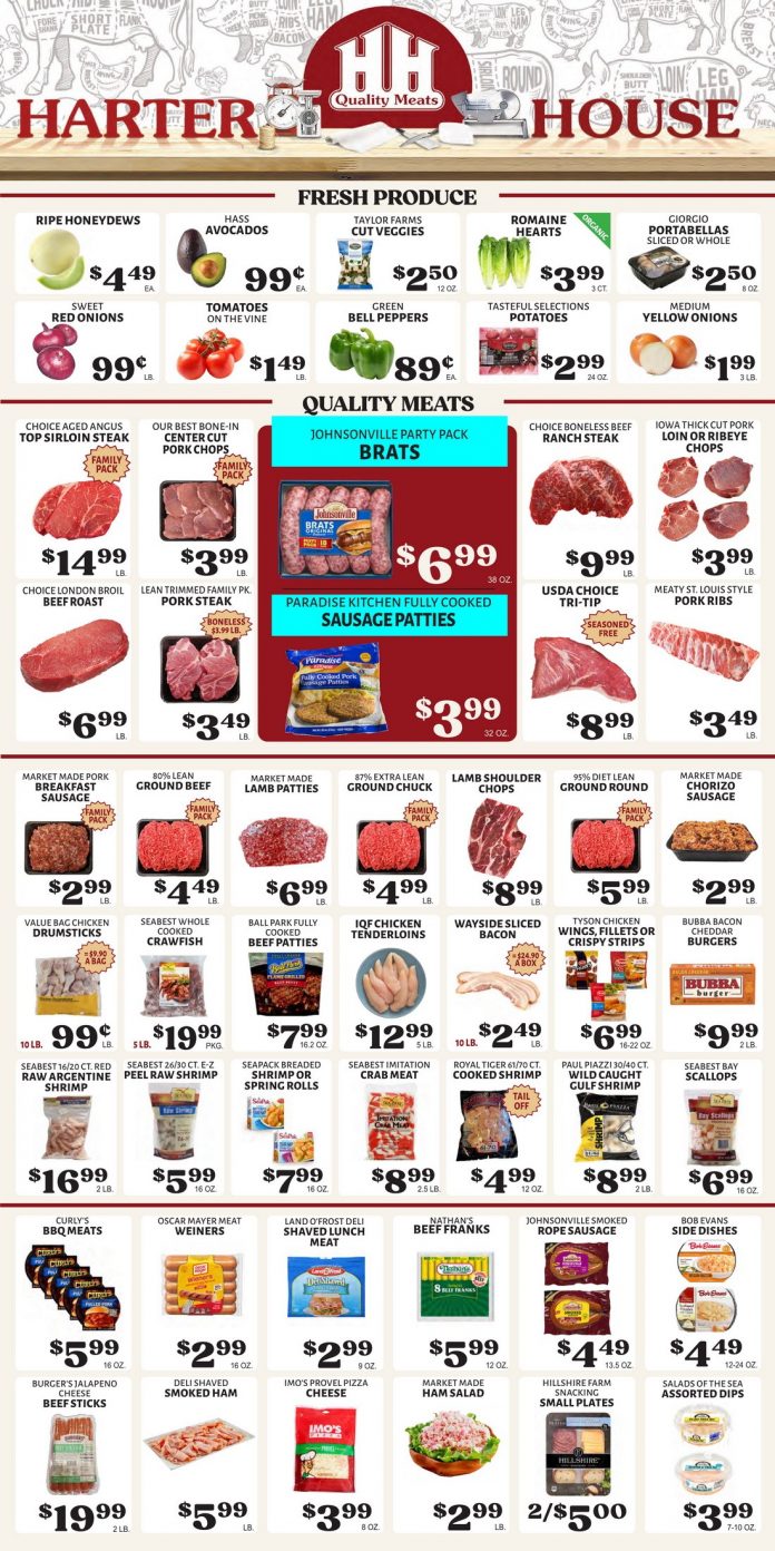 Harter House Weekly Ad Jul 30 – Aug 05, 2025