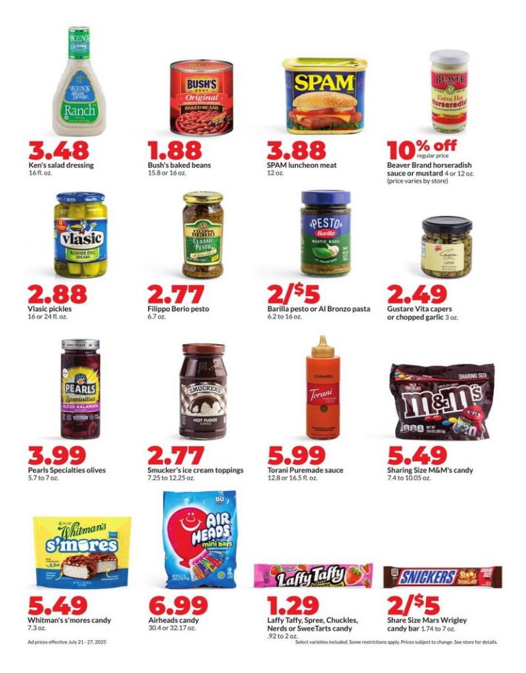 Hy-Vee Weekly Ad Jul 21– Jul 27, 2025