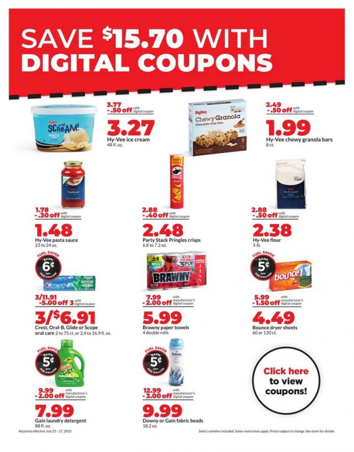 Hy-Vee Weekly Ad Jul 21– Jul 27, 2025