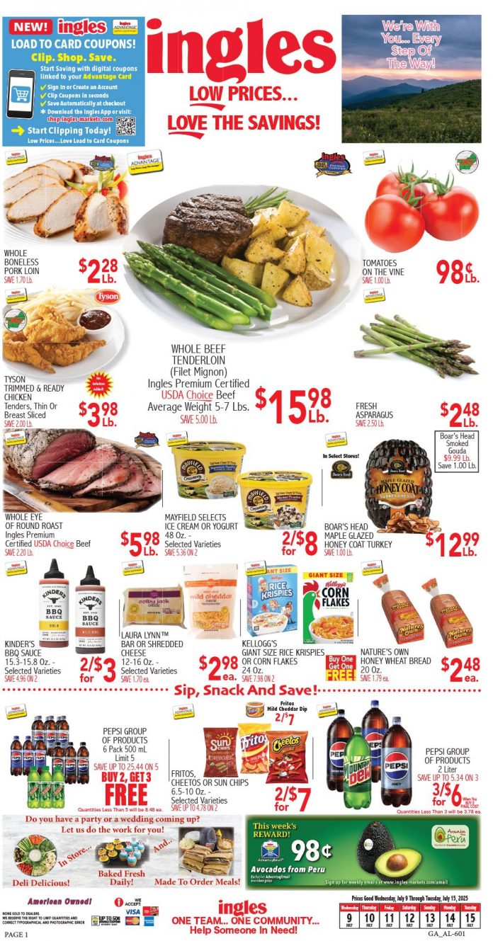 Ingles Weekly Ad Jul 09 – Jul 15, 2025