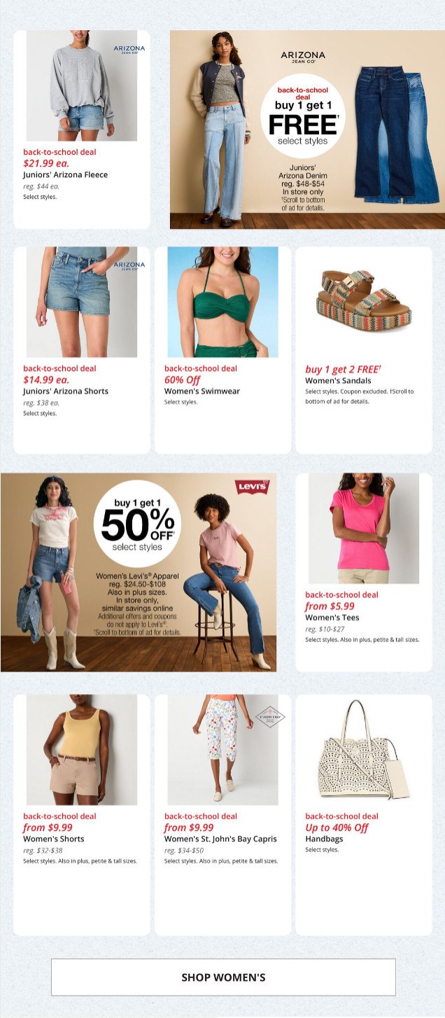 JCPenney Store Ad Jul 25 – Jul 27, 2025