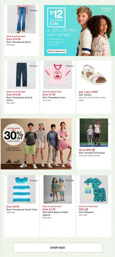 JCPenney Store Ad Jul 25 – Jul 27, 2025
