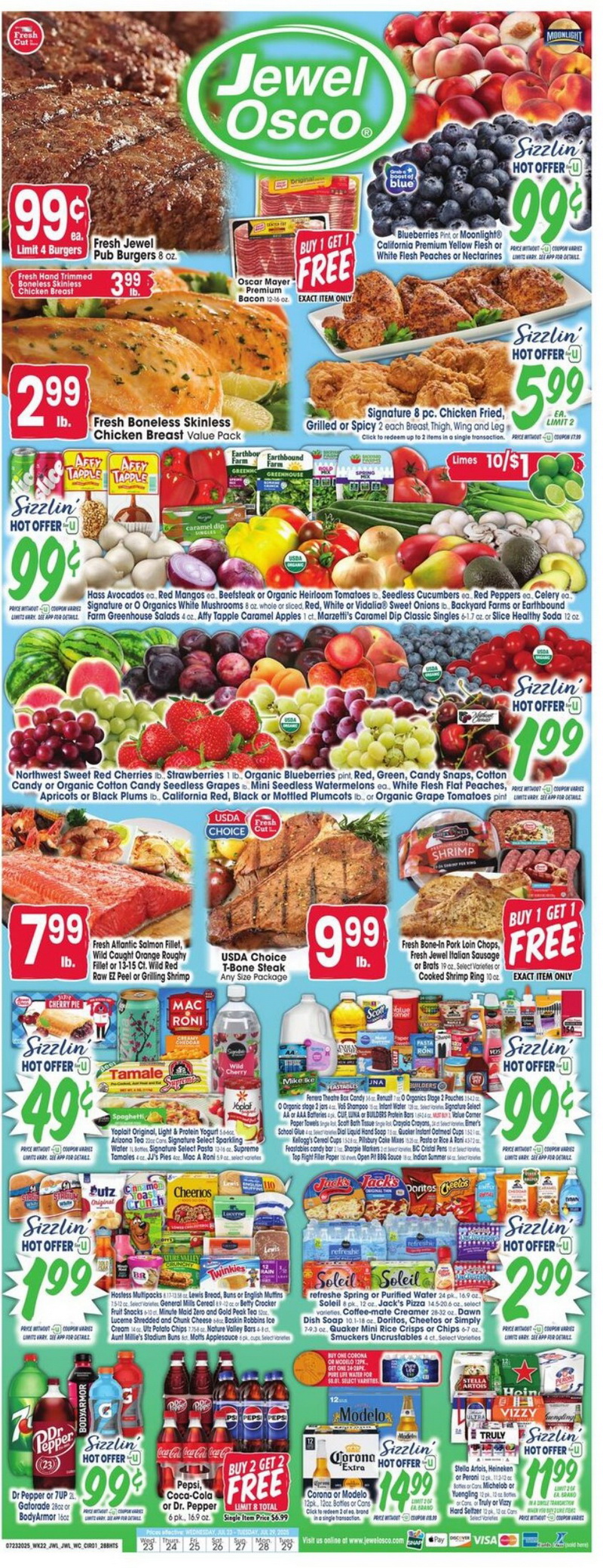Jewel Osco Weekly Ad Jul 23 – Jul 29, 2025