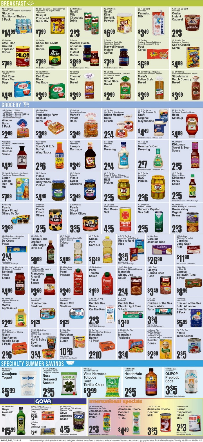 Key Food Weekly Ad Jul 25 – Jul 31, 2025