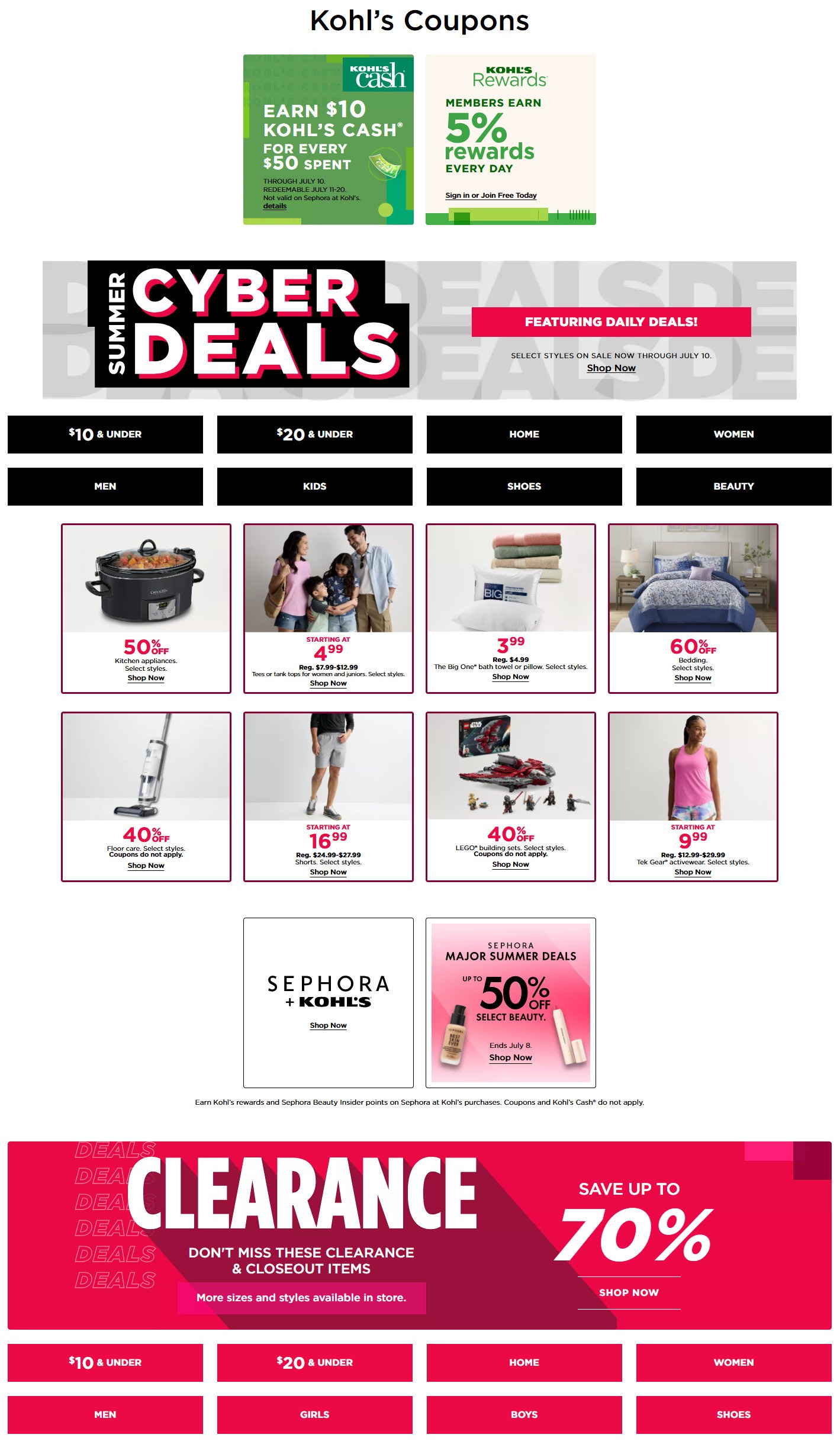 Kohl's Coupon Ad Until Jul 10, 2025