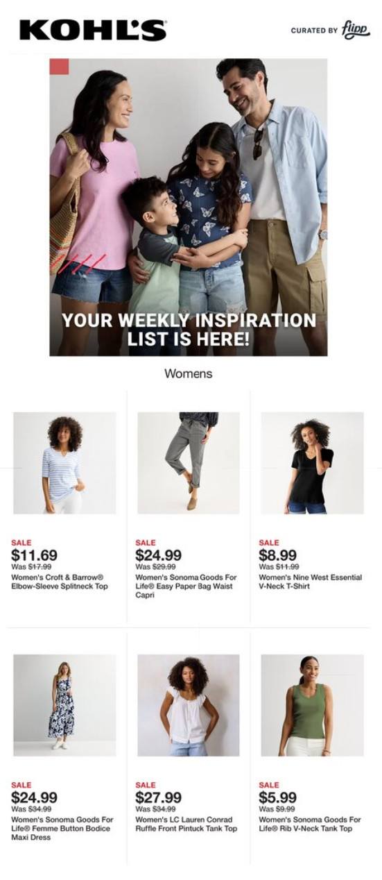 Kohl's Weekly Ad Jul 09 – Jun 15, 2025