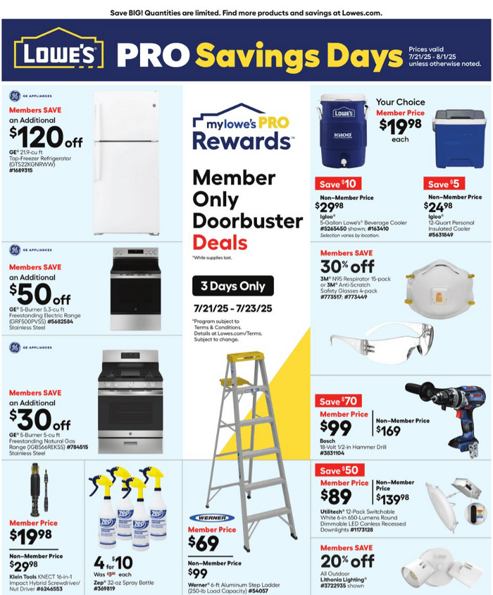 Lowe's Pro Ad Jul 21 – Aug 01, 2025
