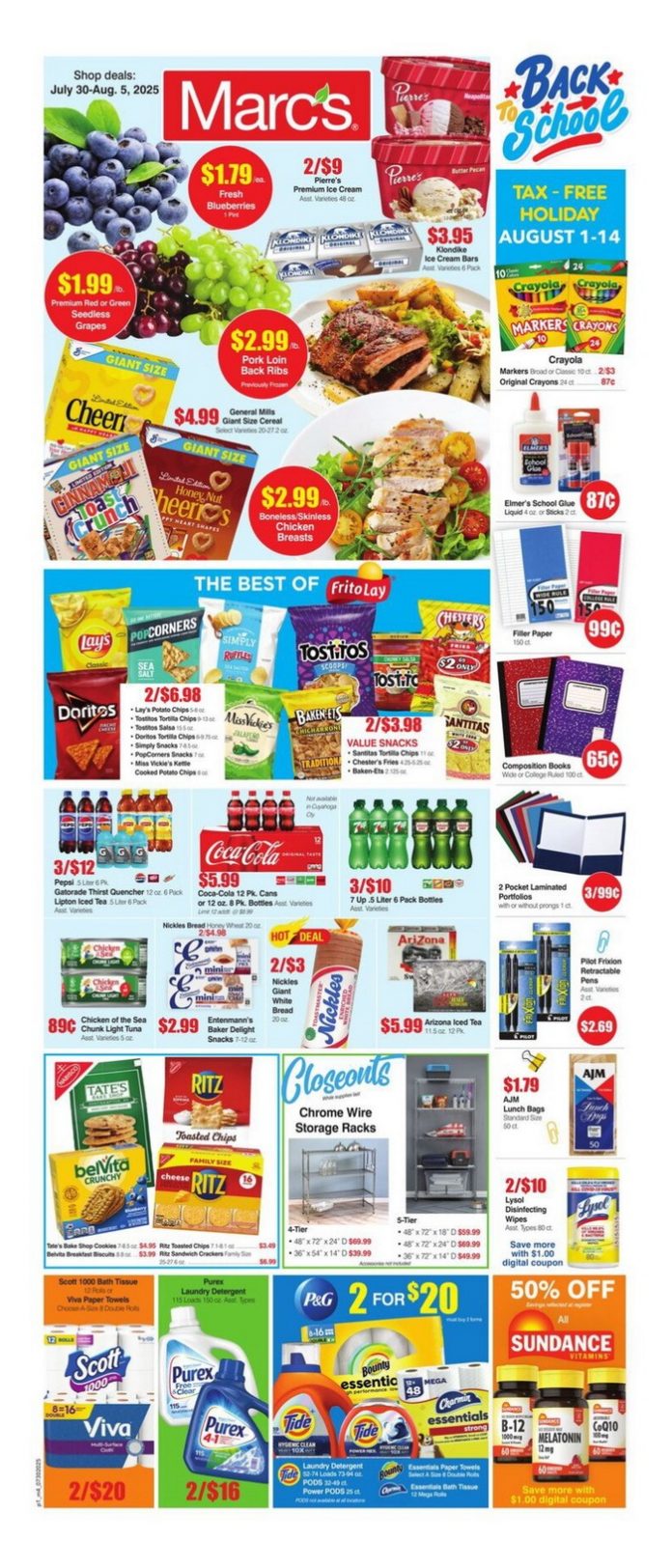 Marc's Weekly Ad Jul 30 – Aug 05, 2025