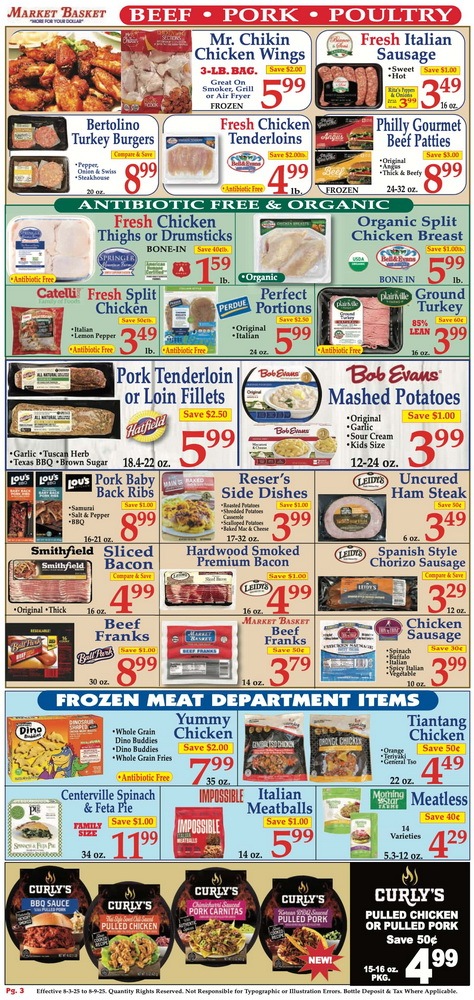 Market Basket Weekly Ad Aug 03 – Aug 09, 2025