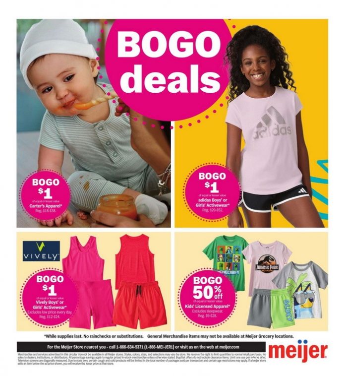 Meijer Back To School Sale Jul 06 – Jul 12, 2025