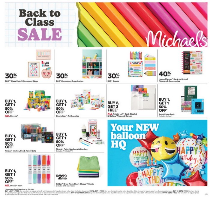 Michaels Weekly Ad Jul 27 – Aug 02, 2025
