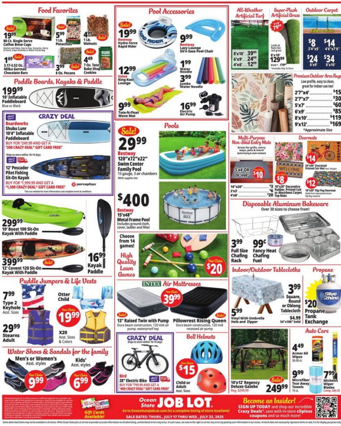 Ocean State Job Lot Weekly Ad Jul 17 – Jul 23, 2025