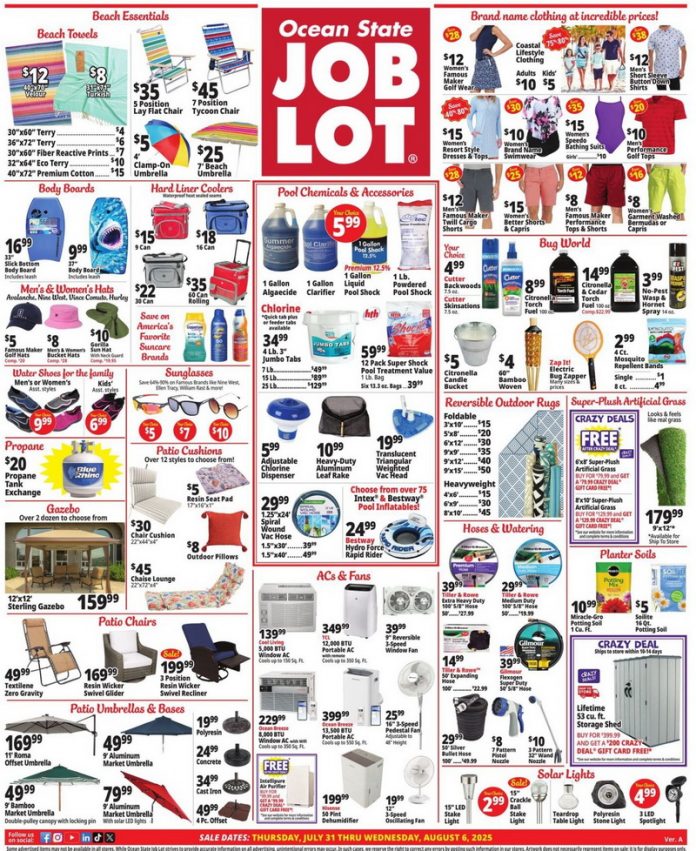 Ocean State Job Lot Weekly Ad Jul 31 – Aug 06, 2025 (Back To School ...