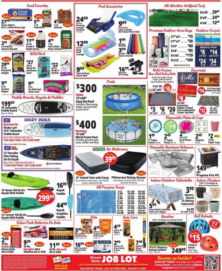 Ocean State Job Lot Weekly Ad Jul 31 – Aug 06, 2025 (Back To School ...