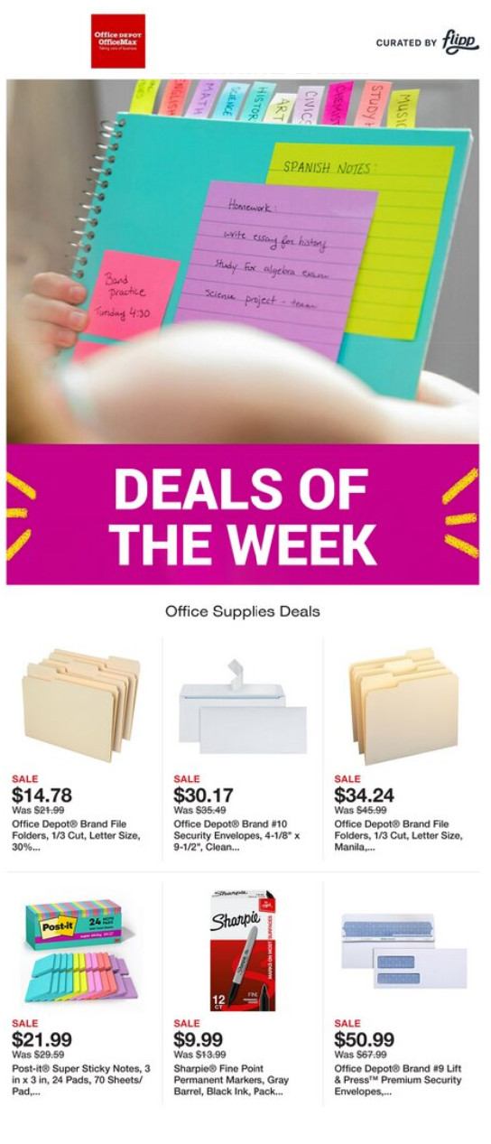 Office Depot Weekly Ad Jul 14 – Jul 20, 2025
