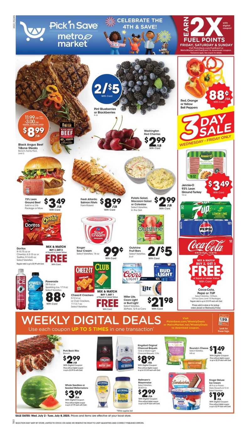 Pick 'n Save Weekly Ad Jul 02 – Jul 08, 2025 (4th of July Promotion ...