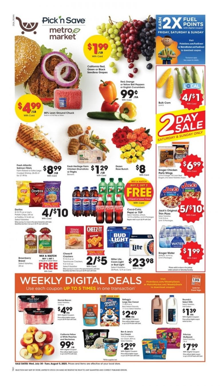 Pick 'n Save Weekly Ad Jul 30 – Aug 05, 2025