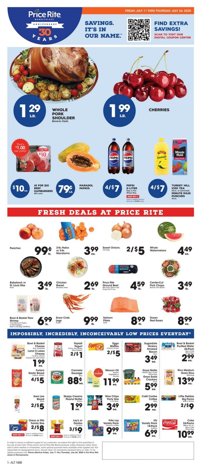 Price Rite Weekly Ad Jul 11 – Jul 24, 2025