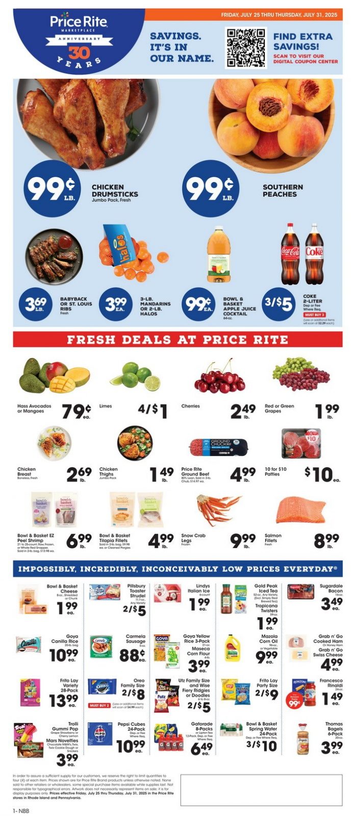 Price Rite Weekly Ad Jul 25 – Jul 31, 2025
