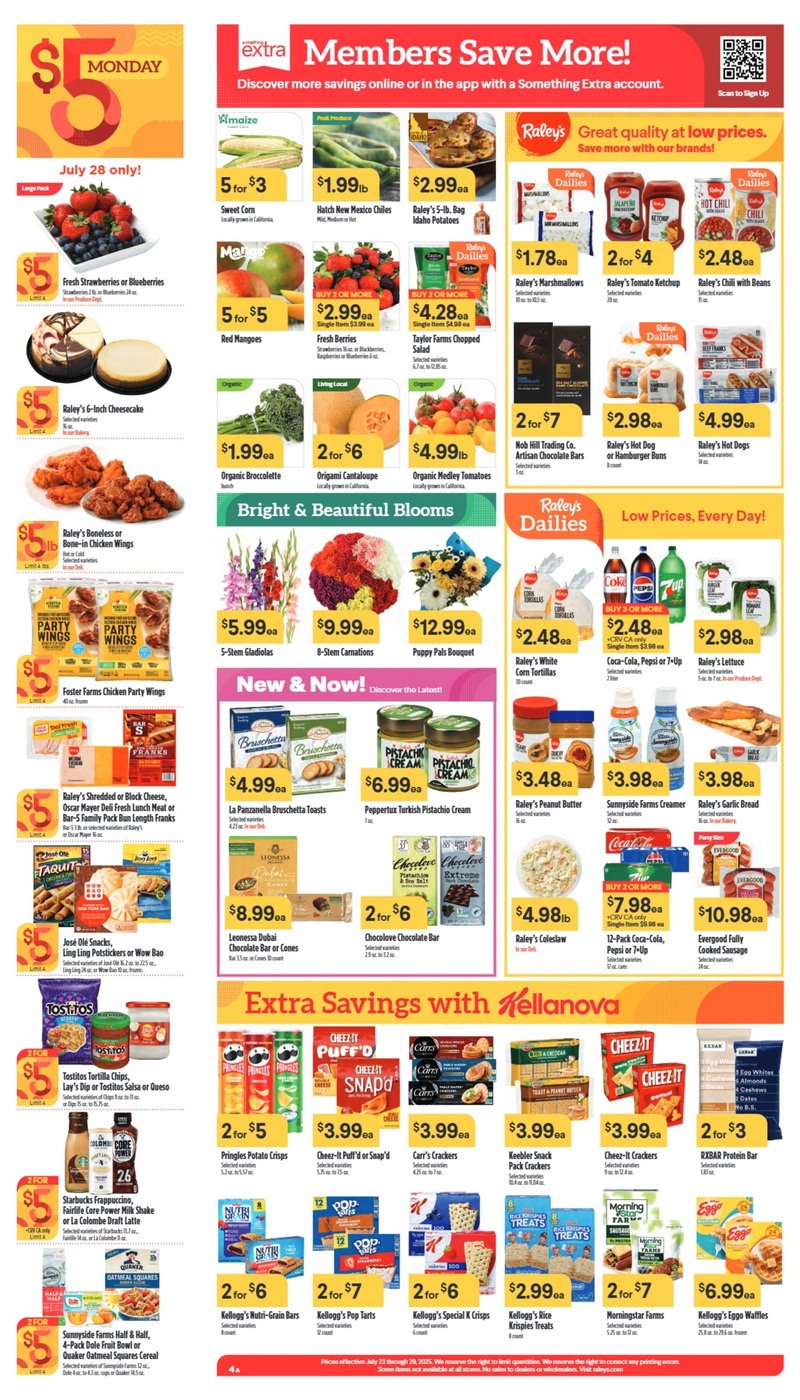 Raley's Supermarkets Weekly Ad Jul 23 – Jul 29, 2025