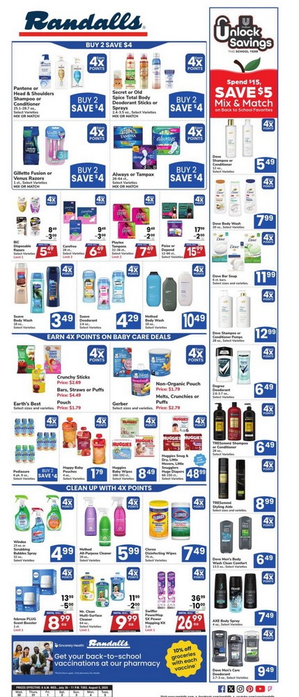 Randalls Weekly Ad Jul 28 – Aug 03, 2025