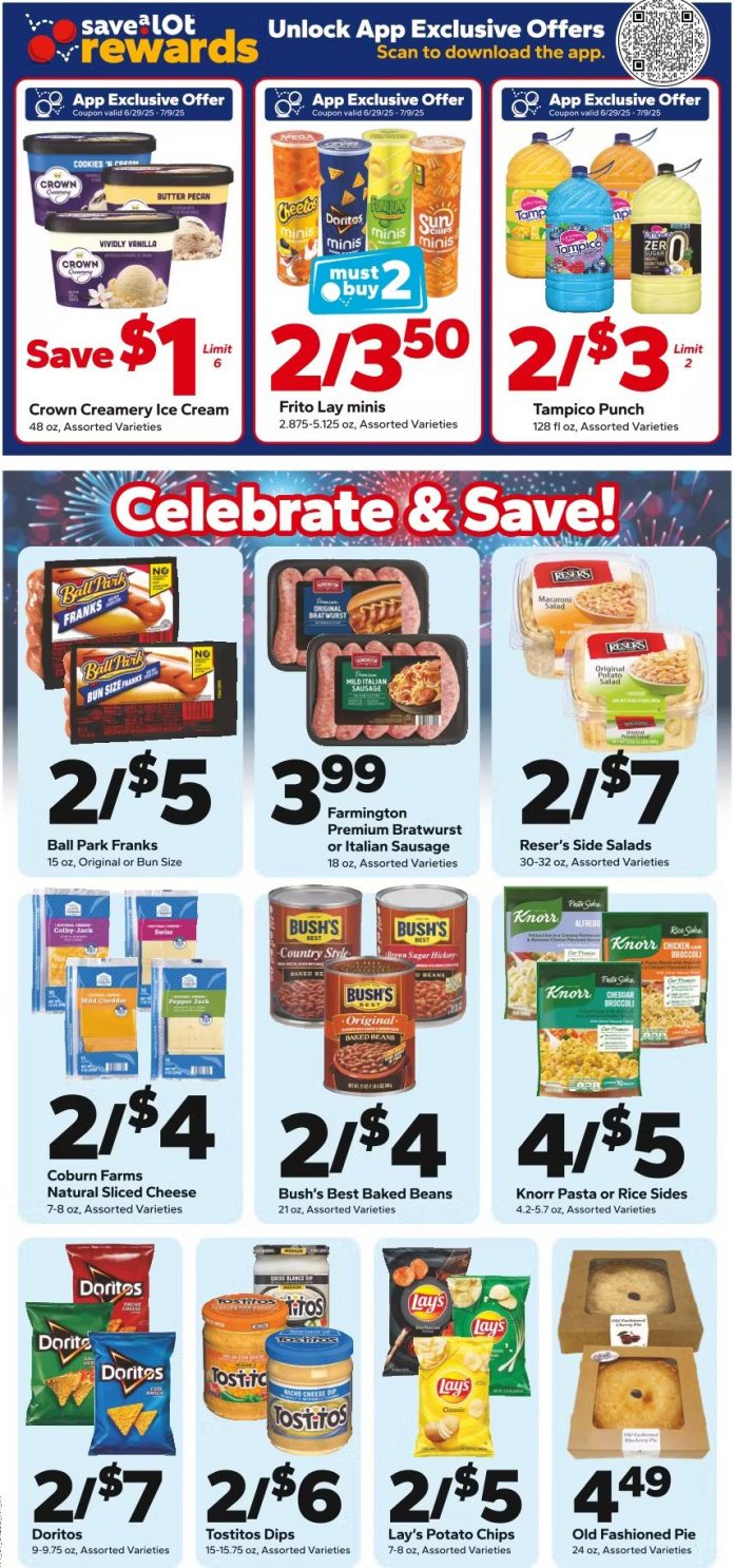 Save A Lot Weekly Ad Jul 02 – Jul 08, 2025 (4th of July Promotion Included)