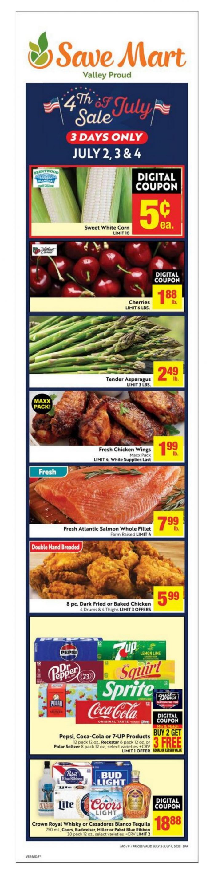 Save Mart Supermarkets Weekly Ad Jul 02 – Jul 08, 2025 (4th of July Sale Included)