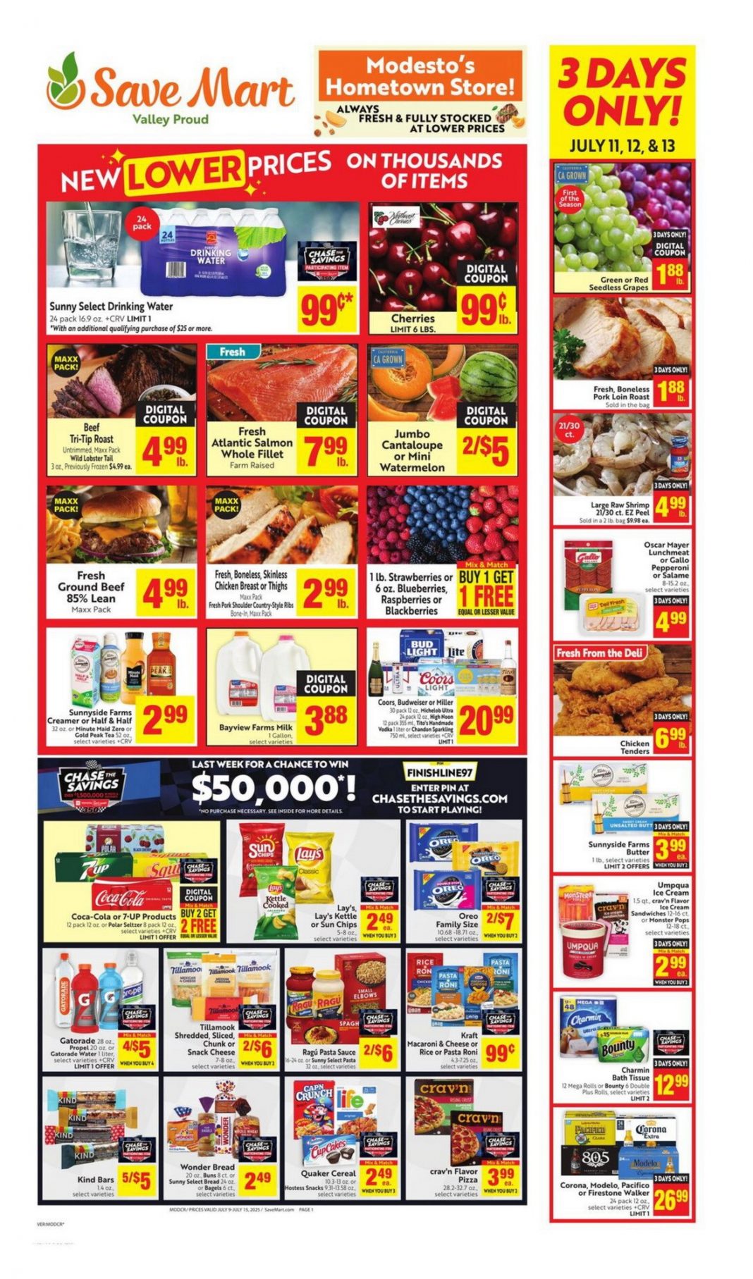 Save Mart Supermarkets Weekly Ad Jul 09 – Jul 15, 2025