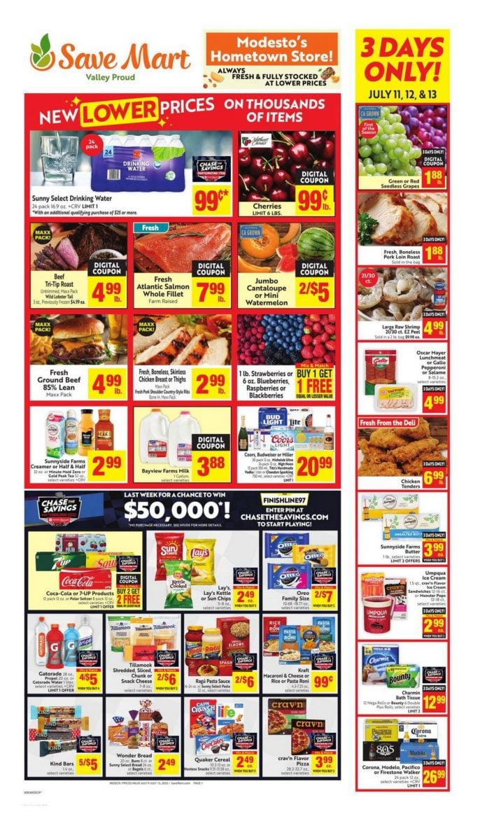 Save Mart Supermarkets Weekly Ad Jul 09 – Jul 15, 2025