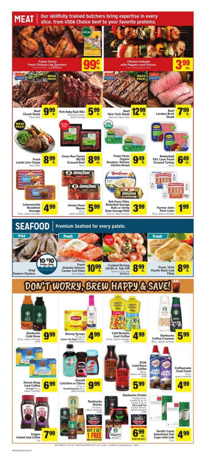 Save Mart Supermarkets Weekly Ad Jul 09 – Jul 15, 2025
