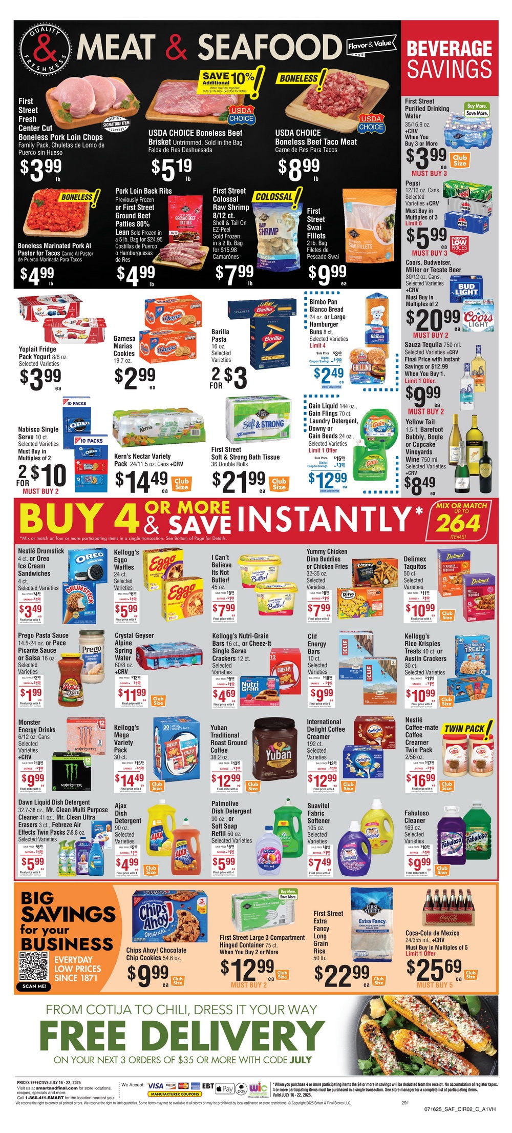 Smart & Final Weekly Ad Jul 16 – Jul 22, 2025